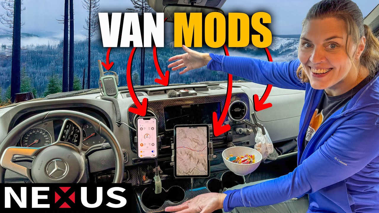 Simple Sprinter Van Mods You’ll Love - Nexus Prints Accessories - YouTube