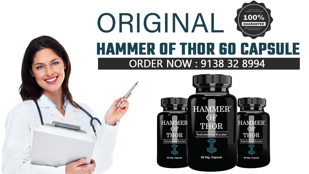 Original Hammer Of Thor 60 Capsule | Hammer Of Thor Tablets Price 950 ...