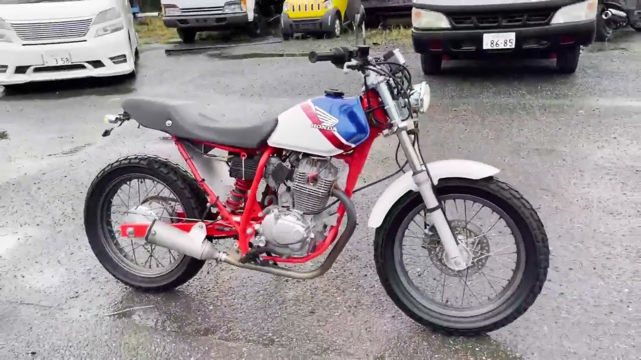 ホンダ FTR223 2002年モデル！エンジン好調！カスタム車！社外ハンドル！パワーフィルター！セル式！空冷！4サイクル！単気筒！ 参考動画 ...