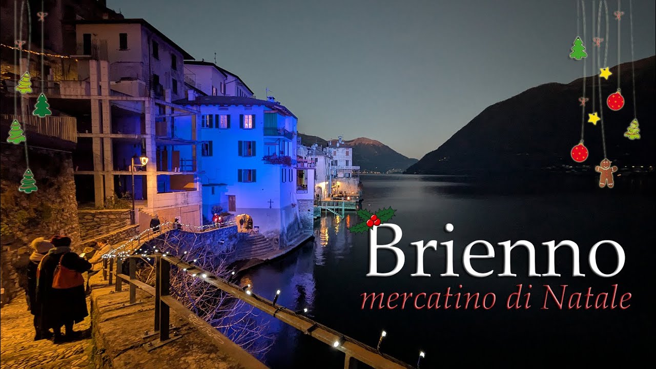 Christmas on Lake Como: Brienno, Christmas Market - YouTube