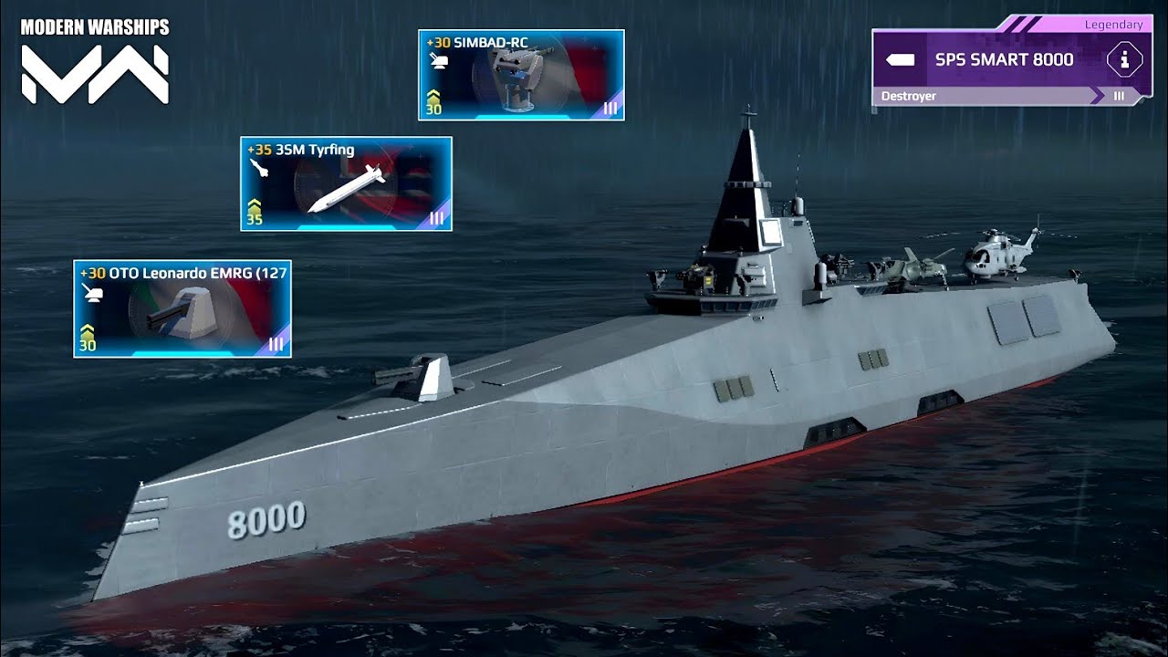 SPS SMART 8000 - New Legendary Destroyer Review And Gameplay - Modern ...