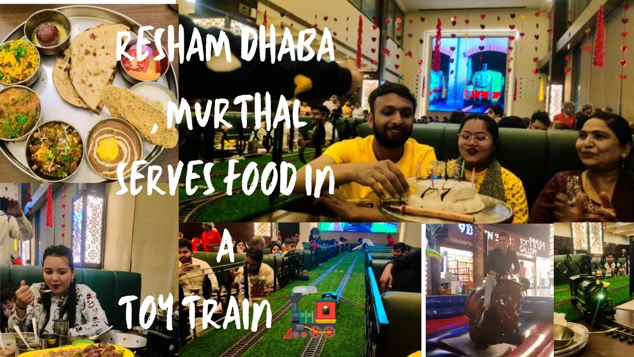 खाना खाते-खाते ढाबे में अचानक घुस गई ट्रेन! 🚂😱 RESHAM DHABA MURTHAL # ...