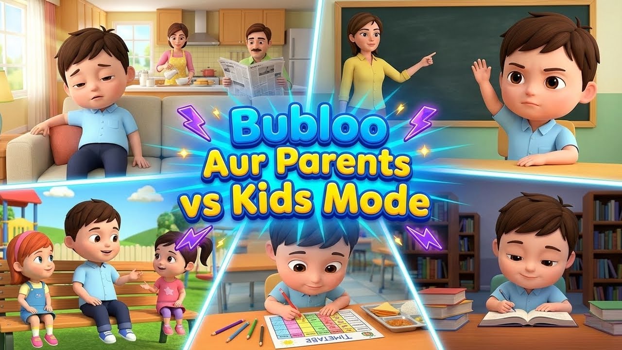 Babloo aur Parents vs Kids Mode | Bubloo Series | Episode 11 | Cartoon ...