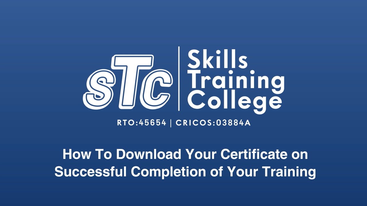 How to Download your Certificate on Successful Completion of your ...