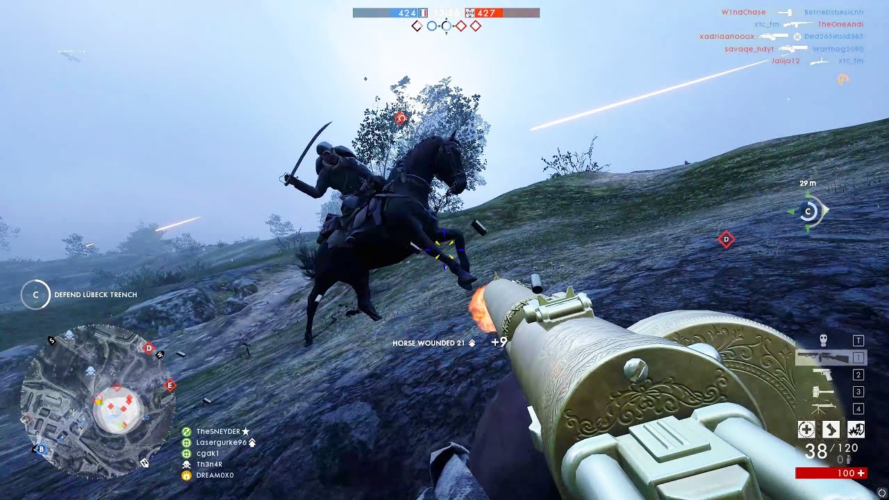 Battlefield 1 - Conquest Compilation Gameplay (No Commentary) #14 - YouTube