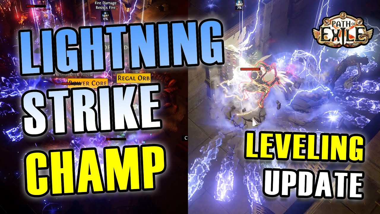 PoE 3.18 - LIGHTNING STRIKE Champion: Cheap and Cheerful - Leveling ...
