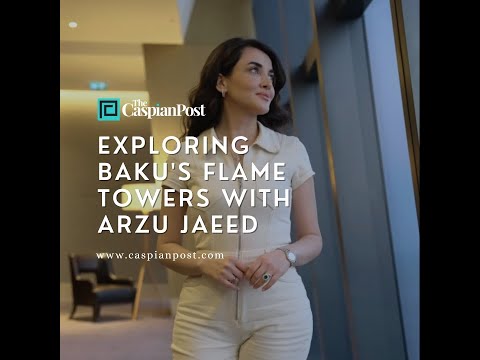 Exploring Baku's Flame Towers with @arzujaeed