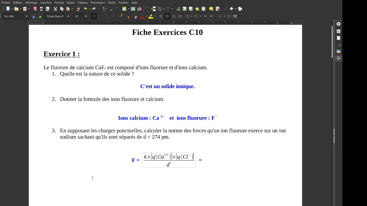 1Gspe - C10 - Exo1 - Correction - YouTube