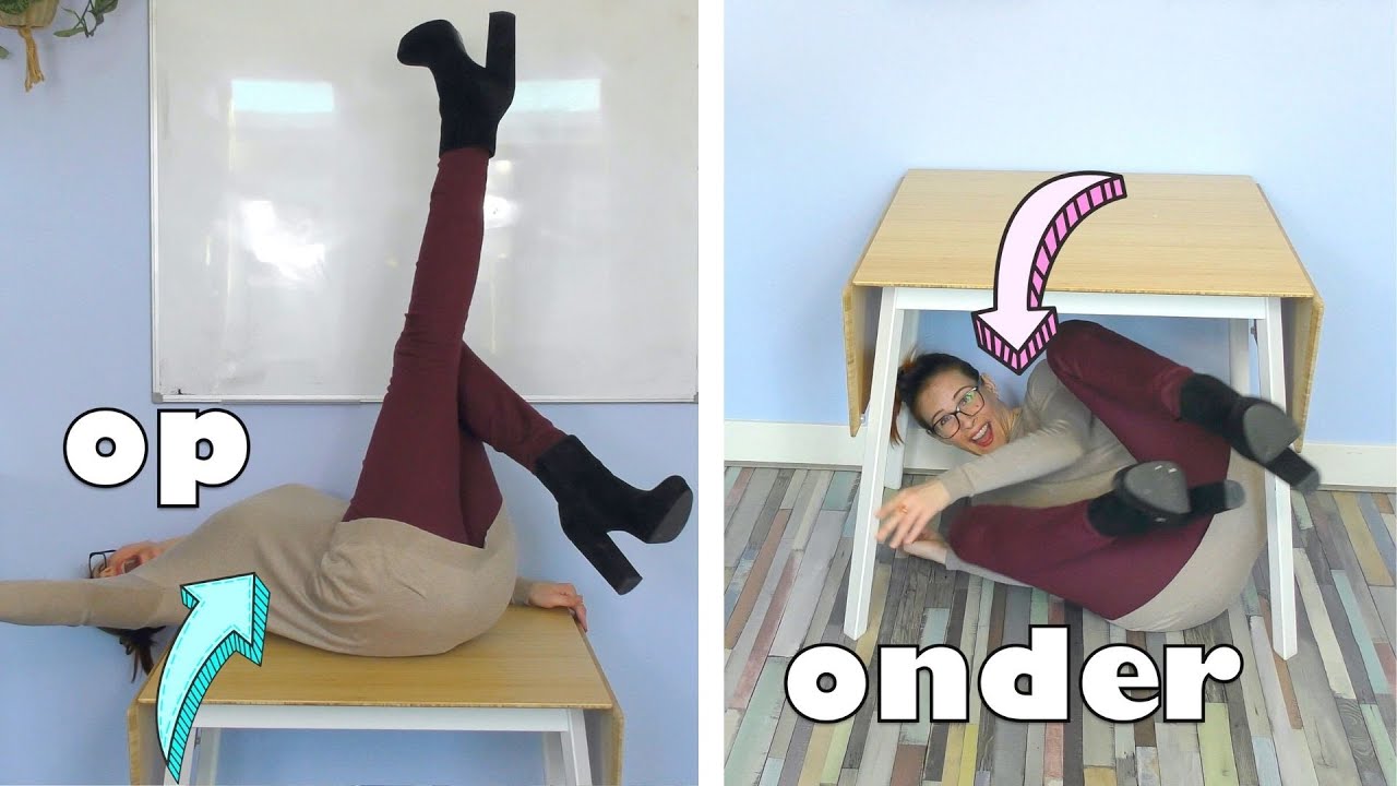 PREPOSITIONS in DUTCH // Voorzetsels // Dutch for BEGINNERS les 13 (NT2 ...