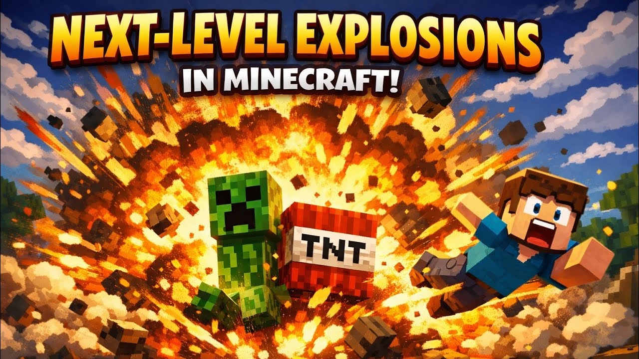 Next-Level Explosions in Minecraft! 💣| Explosive Enhancement Mod ...