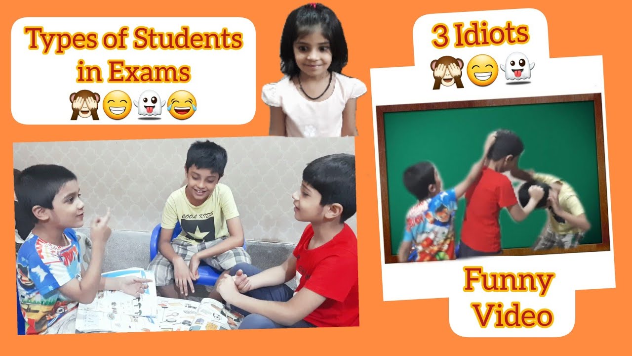 3 Idiots | Types of Students in Exams | Funny video - YouTube