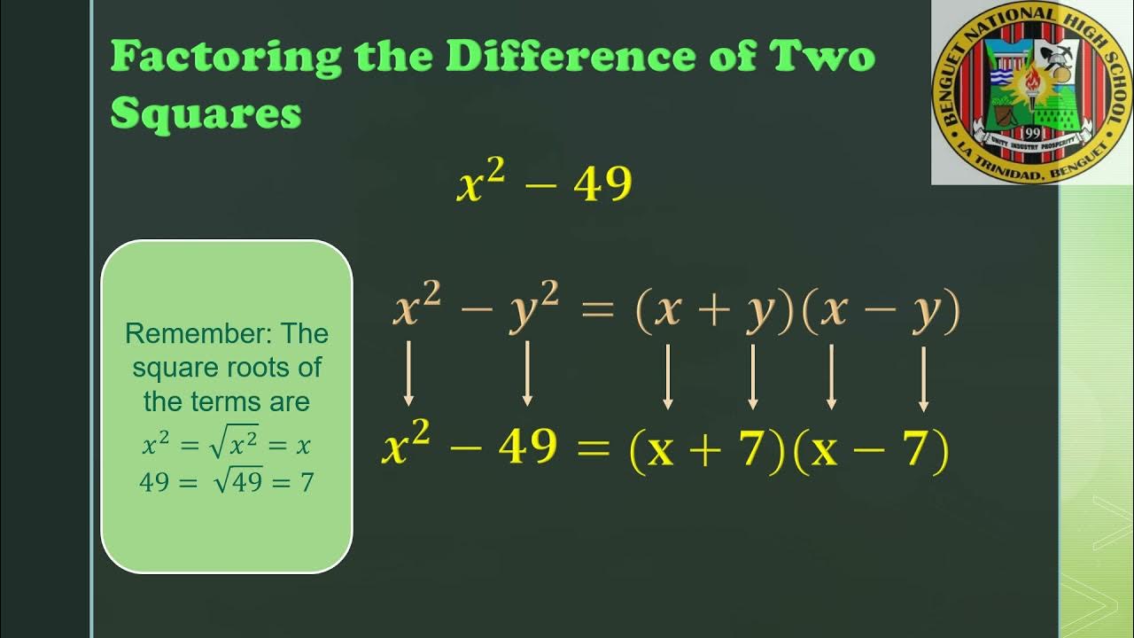 Lesson 2 Factoring The Difference Of Two Squares YouTube lesson-2-factoring-the-difference-of-two-squares-youtube