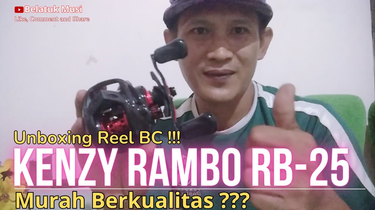Unboxing Reel BC Murah Berkualitas ‼️ Kenzy RAMBO RB 25 ‼️ #reelbc #kenzy #unboxing - YouTube