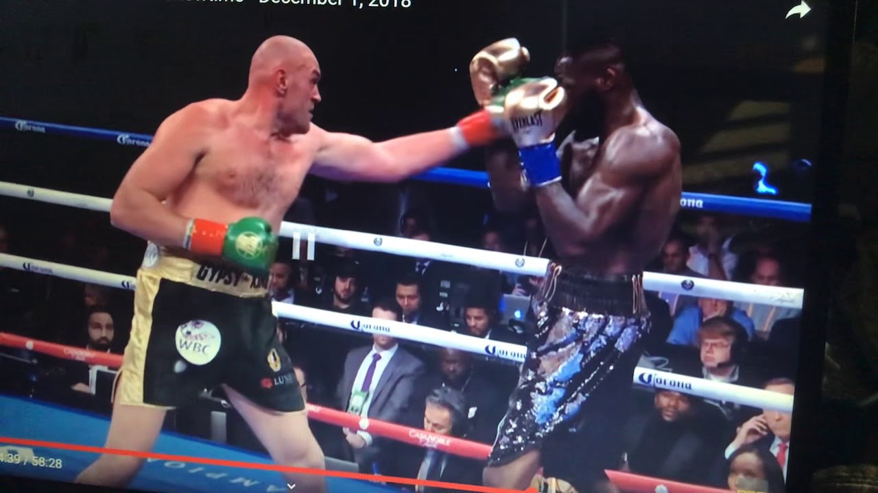 Tyson fury cheated Deontay wilder with loaded gloves! - YouTube