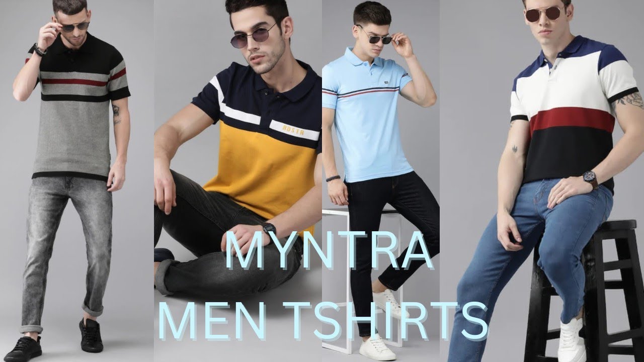 MYNTRA MEN TSHIRTS II NEW ARRIVAL TSHIRTS FOR MEN 2022.... - YouTube