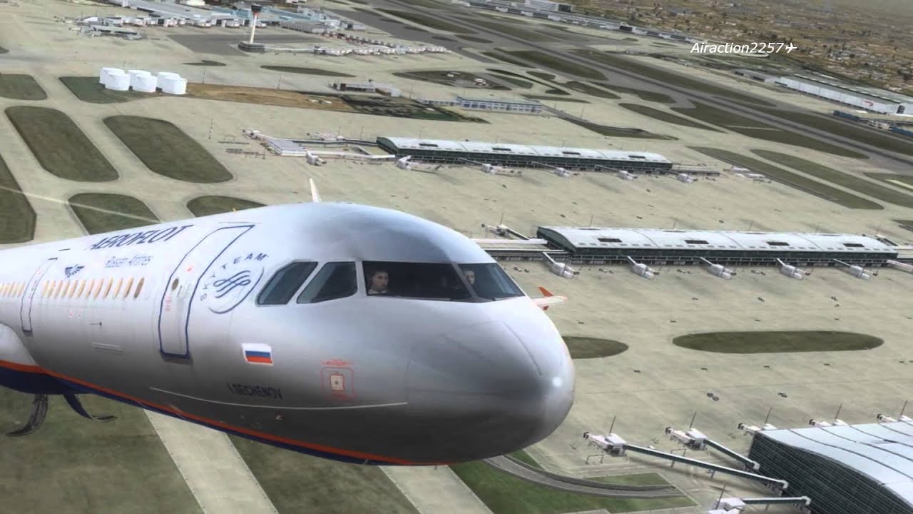 Aeroflot A321-211 Departure Heathrow FSX - YouTube