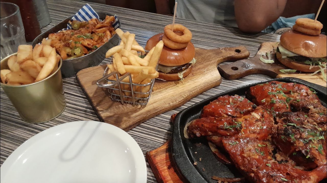 dinner at jungle braai - YouTube