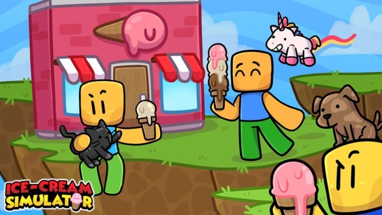 Playing ice cream simulator part 2 - YouTube