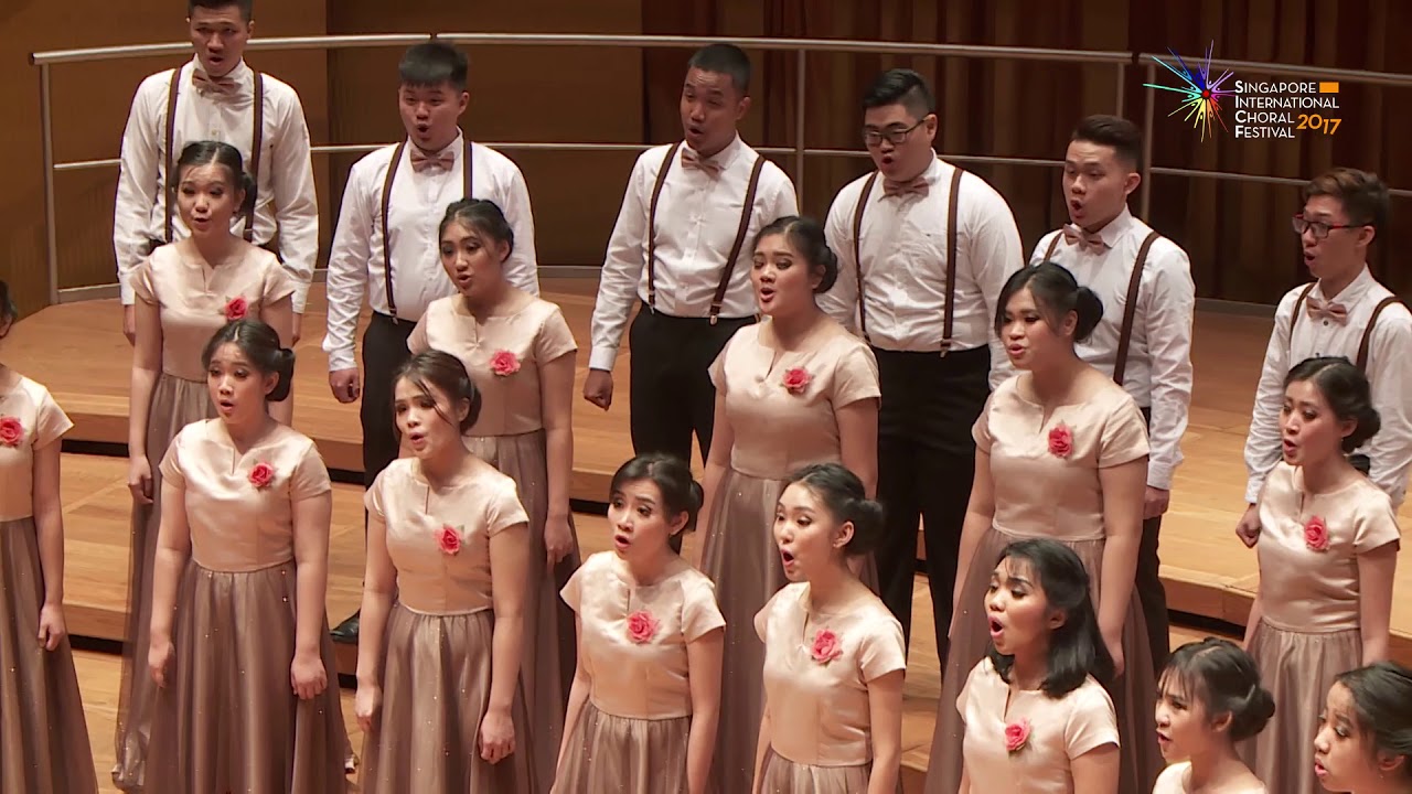Il Bianco e Dolce Cigno (Arcadelt) - St. Louis High School Choir Indonesia - YouTube