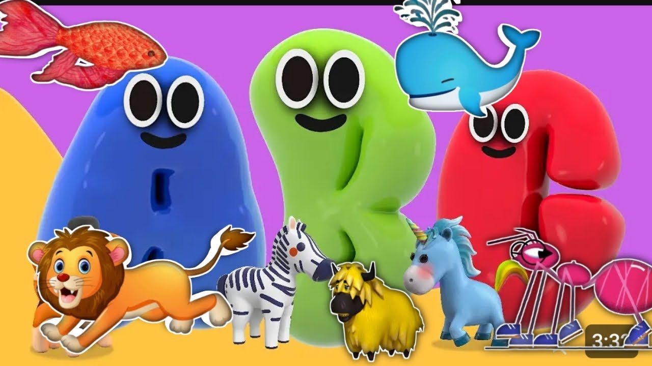 ABC Phonic song l Animal phonics song l ABC song for Toddlers l Learn ...