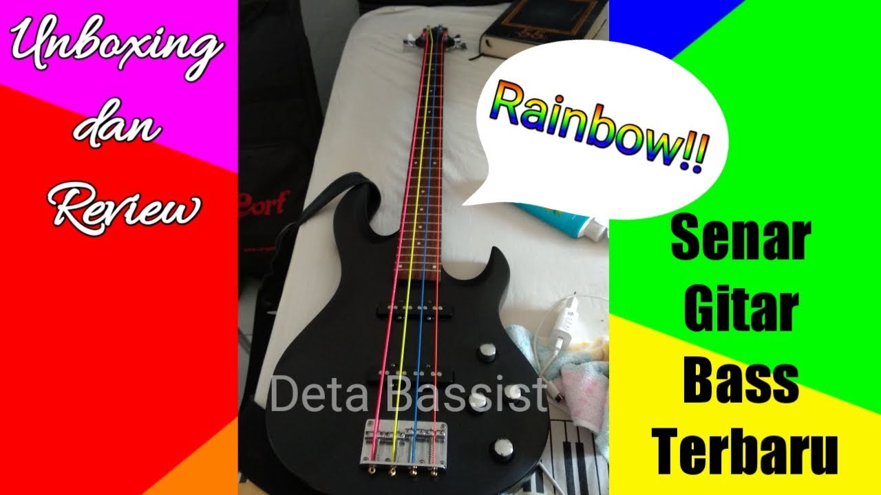 Unboxing dan Review Senar Gitar Bass Terbaru Deta Bassist - YouTube