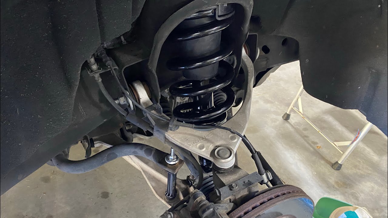 2014 Silverado front struts and sway bar links. - YouTube