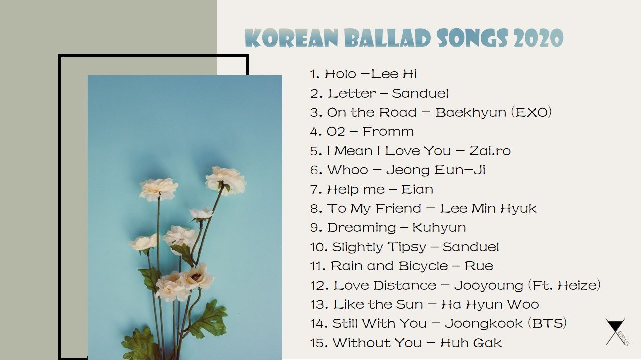 Korean Ballad Song Playlist (Jan-Sept 2020) - YouTube