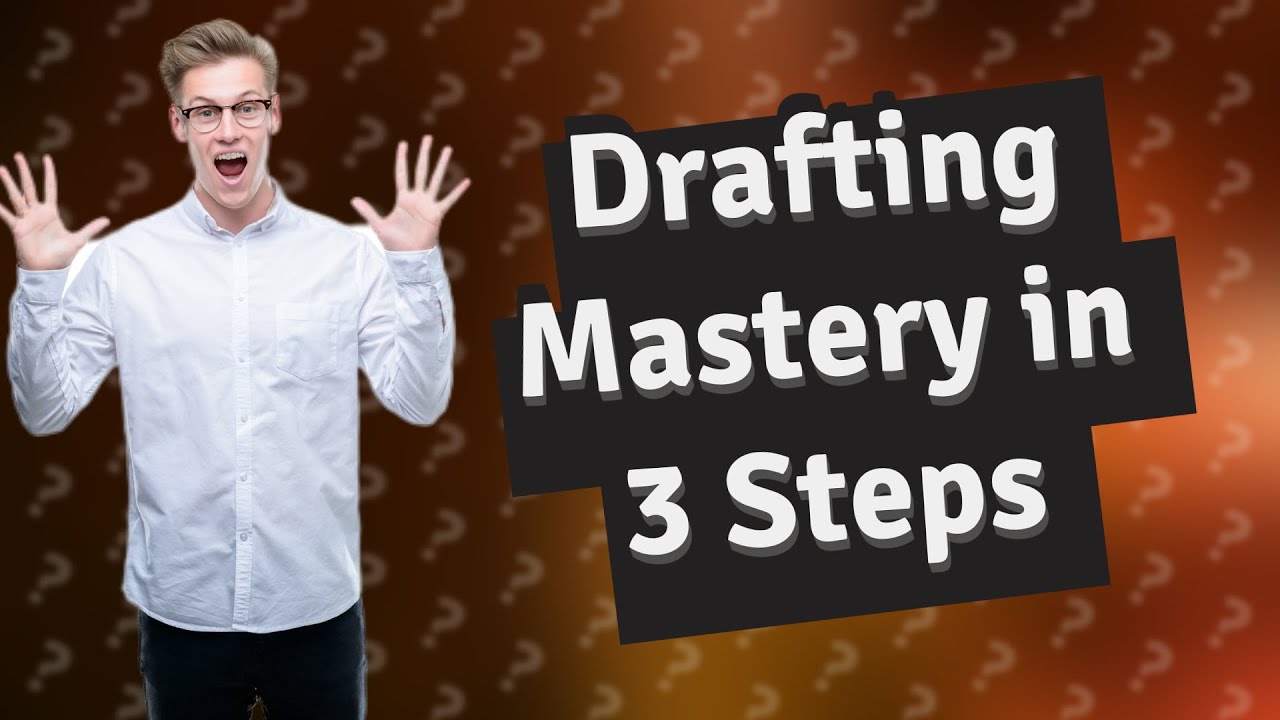 How Can I Quickly Improve My Drafting Skills? - YouTube