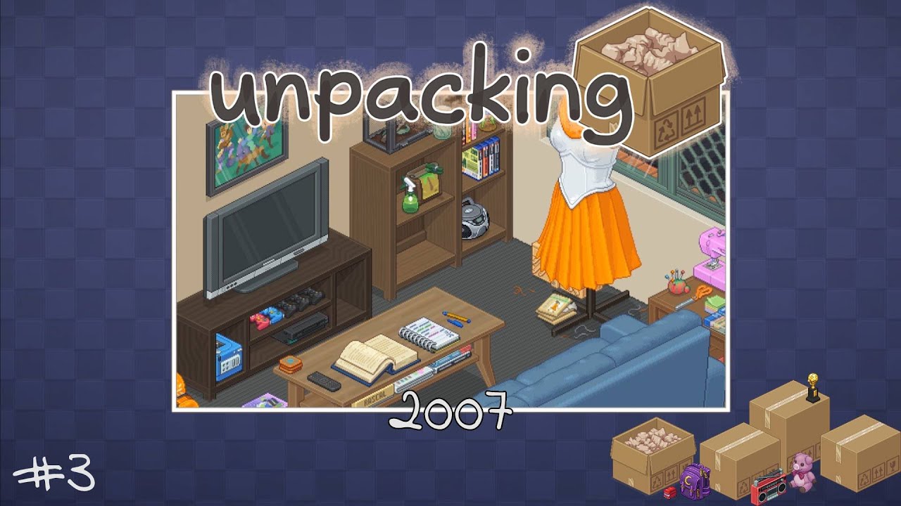 Unpacking - Full Gameplay Walkthrough Parte 3 - Livello 2007 - YouTube