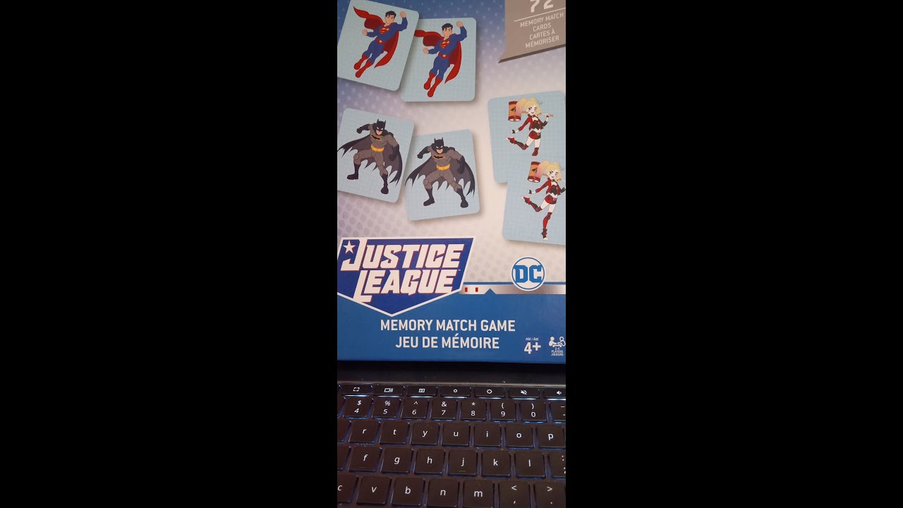 Justice League Memory Match Game - YouTube
