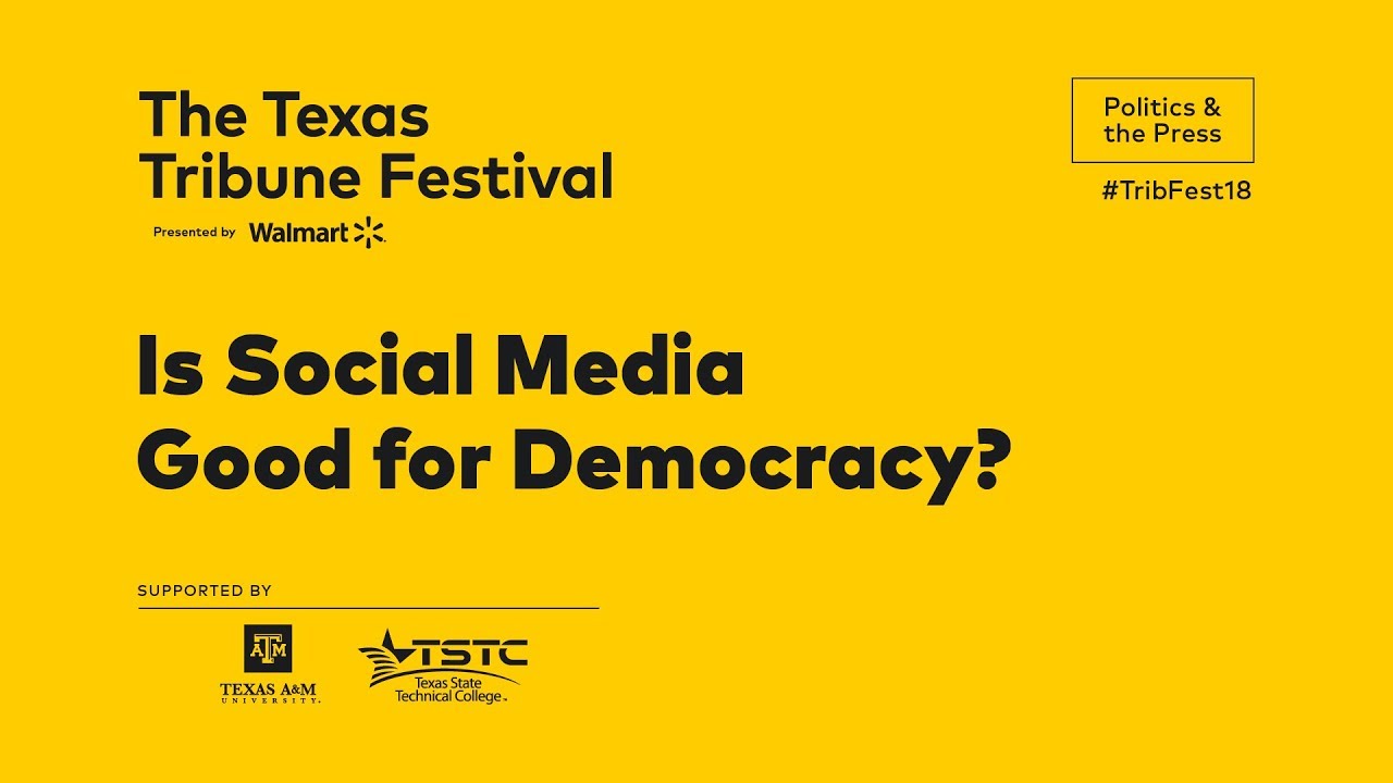 Is Social Media Good for Democracy? - YouTube