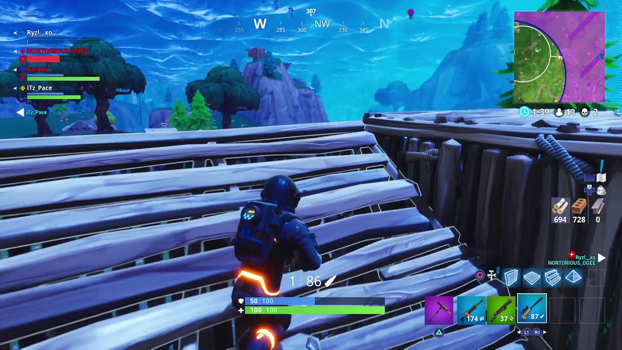 Fortnite Mid Air Shot - YouTube