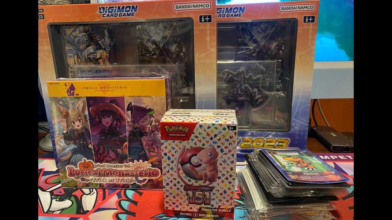 Unboxing TCG Digimon, Vanguard, Pokemon y mas. - YouTube