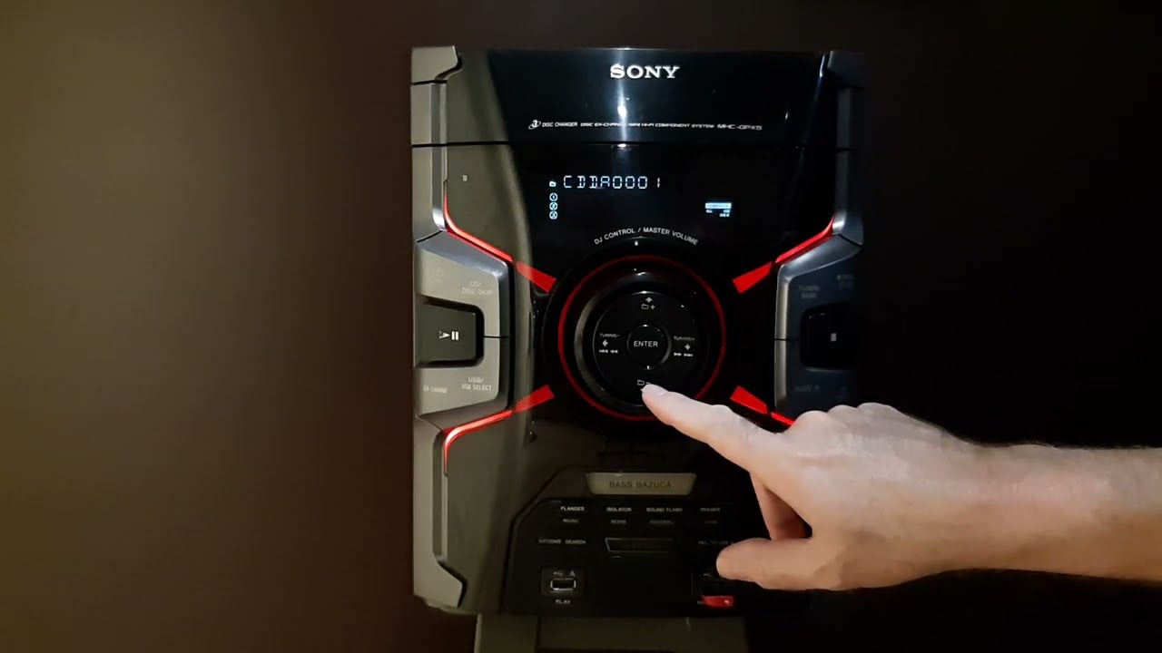 SONY MHC-GPX5 - YouTube