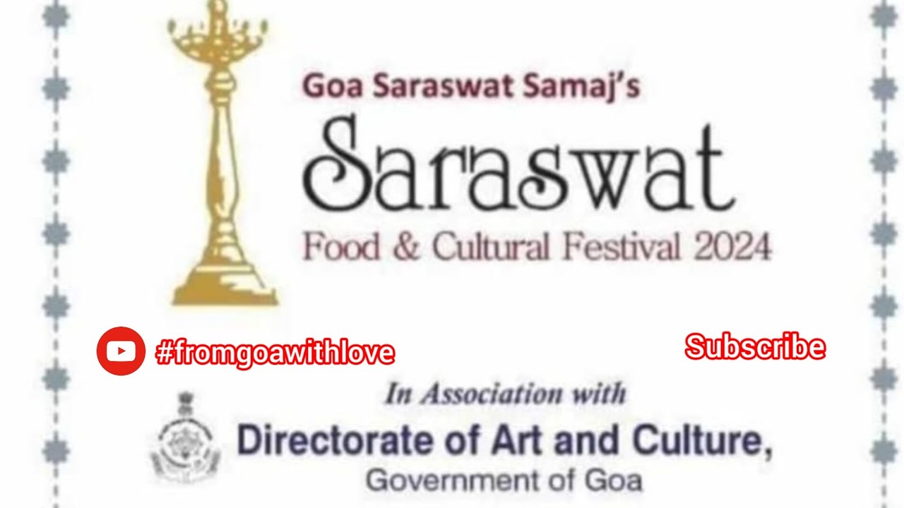 Saraswat food festival 2024, Margao,Goa - YouTube