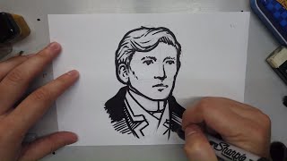 Jose Rizal Drawing