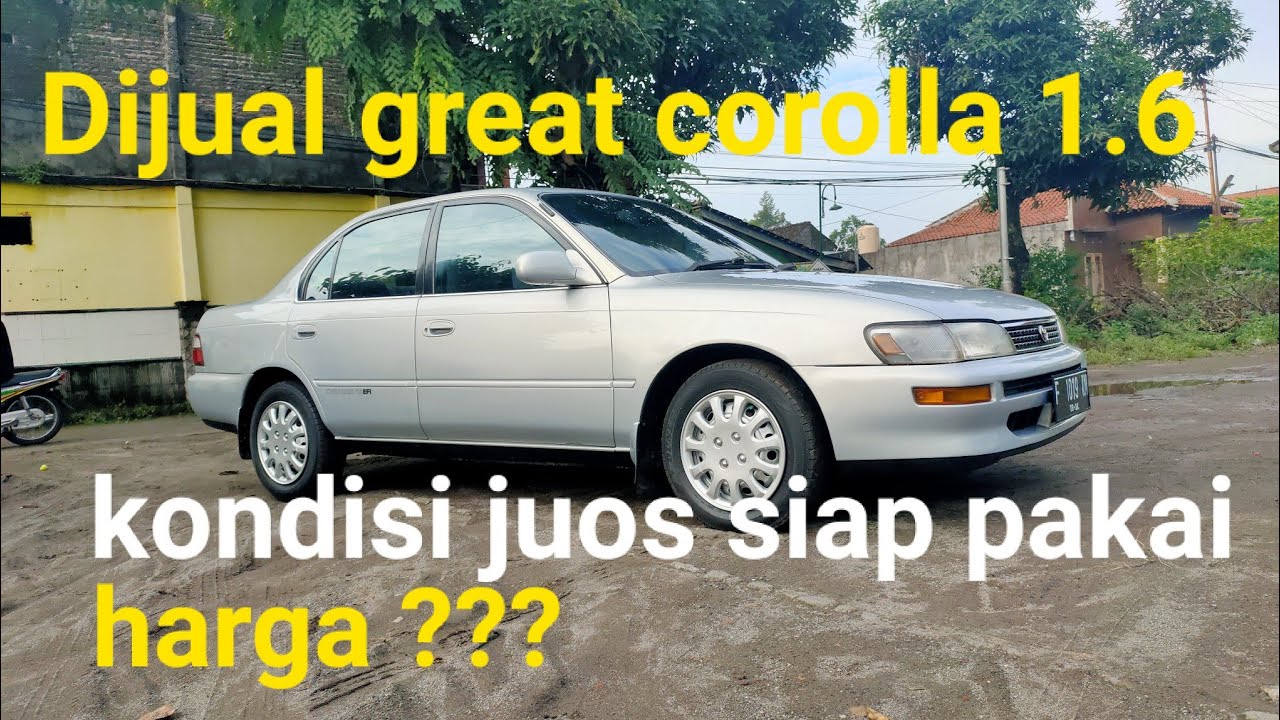 Toyota Great Corolla Seg 95 #sedan #istimewa #antik #viral - YouTube