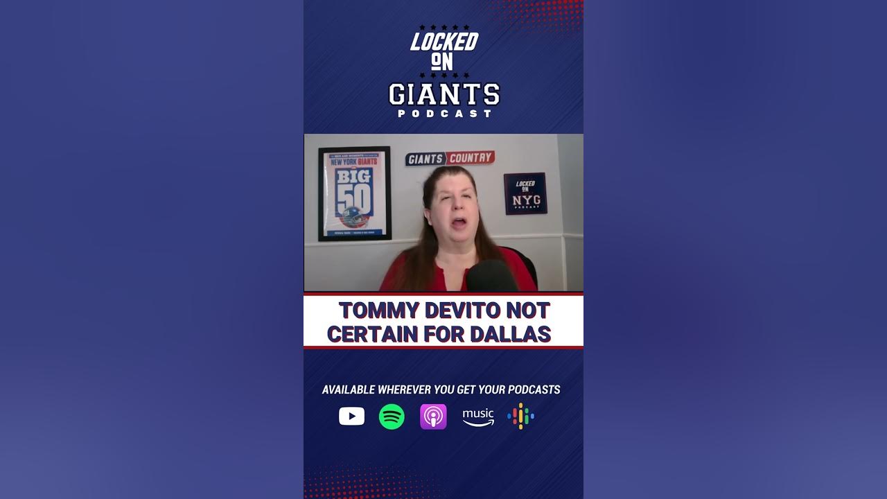 New York Giants QB Tommy DeVito Working Through Arm Injury - YouTube