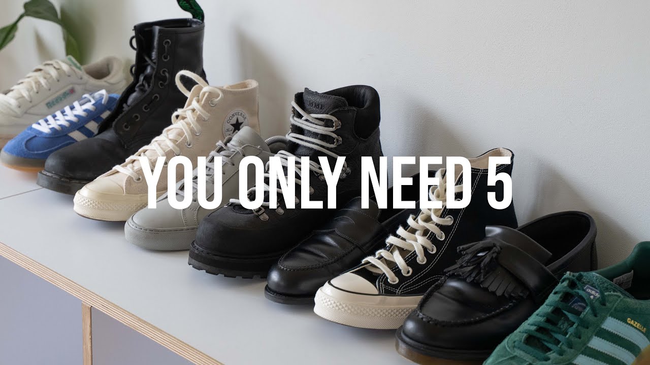 The Only 5 Shoes You Actually Need - YouTube