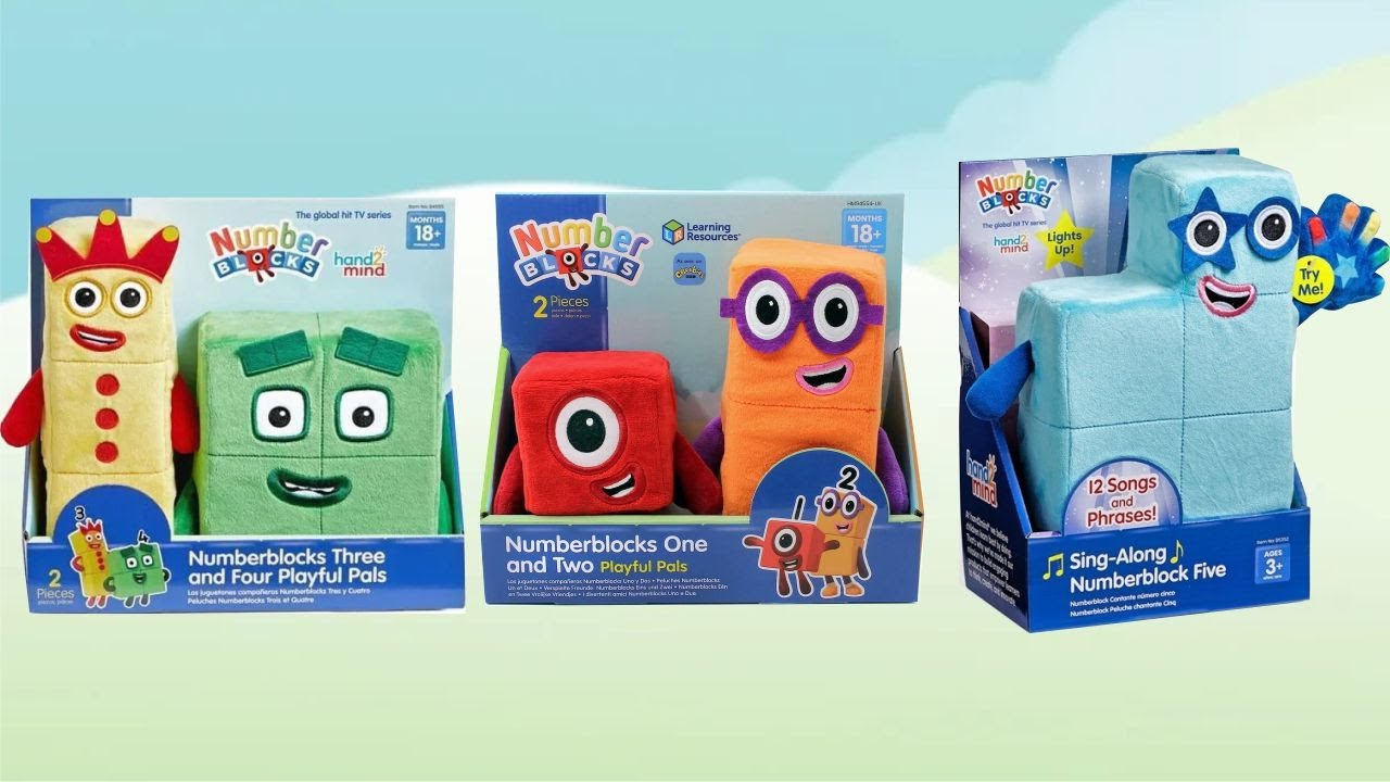 Numberblocks – Unboxing Numberblocks One five Playful Pals! Satisfying ...