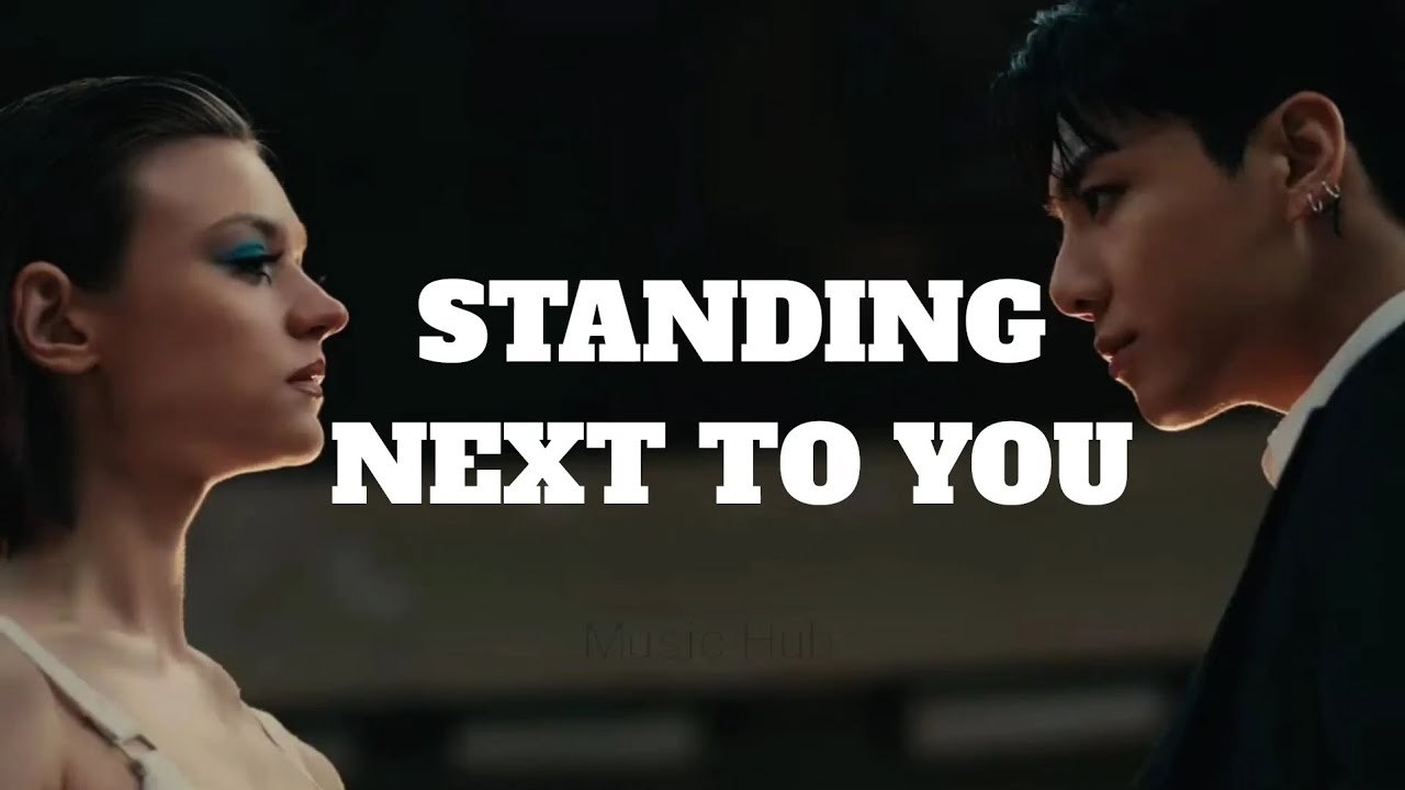 STANDING NEXT TO YOU | JUNGKOOK | GOLDEN | LYRICS | BTS | Strawberry ...