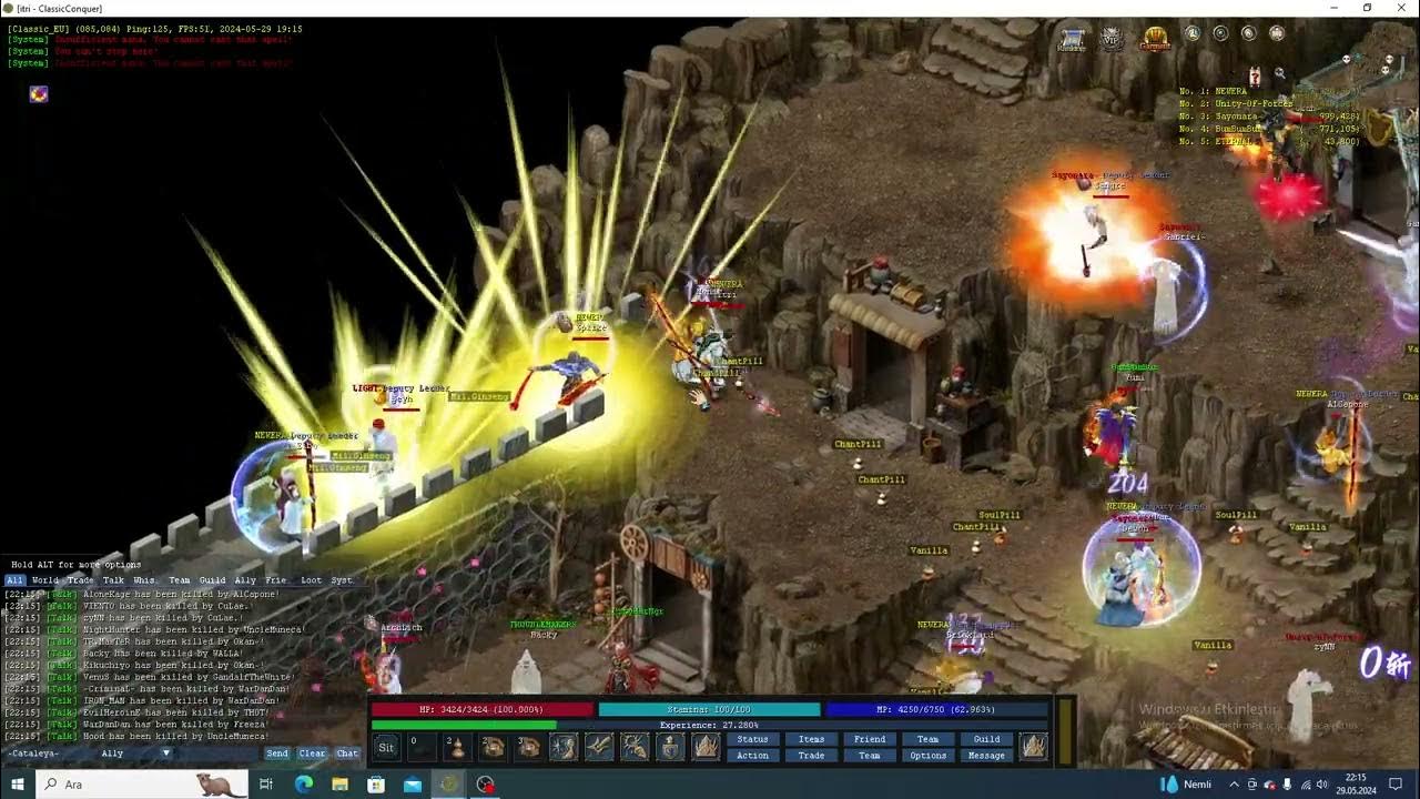 Conquer Online Classic Eu Server Ape City War - YouTube