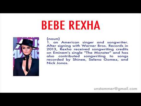 How to Pronounce Bebe Rexha - YouTube