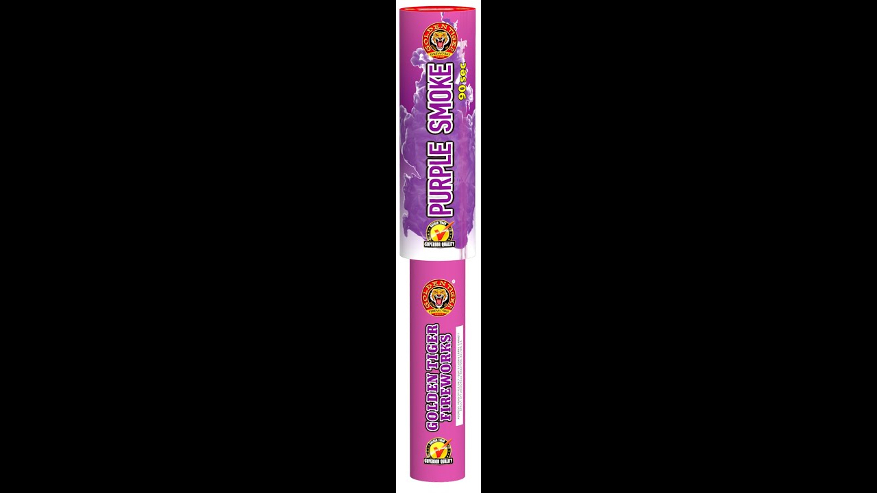 Purple Smoke Grenade 90seconds by Golden Tiger Fireworks | Available at ...