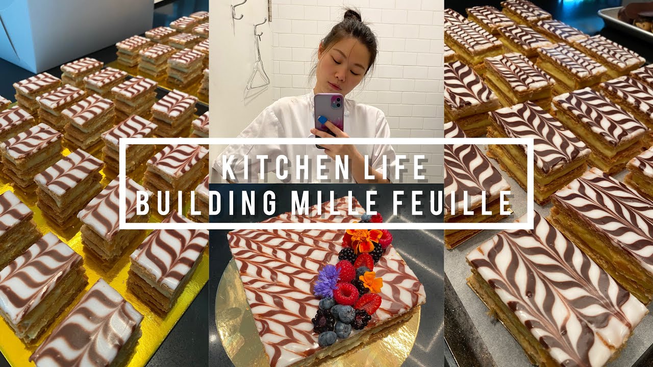 Kitchen Life | Building Mille Feuille with me 廚房生活 ｜ 拿破崙/法式千層酥 - YouTube