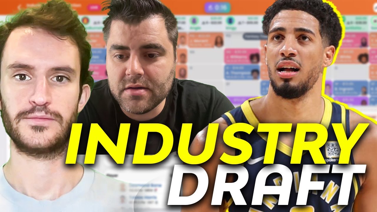 Industry Draft Live w/ Josh and Josh Lloyd Fantasy Basketball Real Draft - YouTube