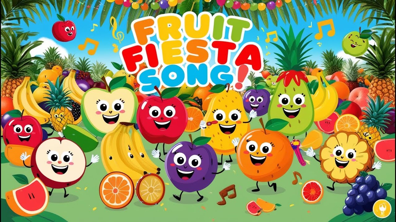Fruit Songs for Kids (Musical Fun with Fruits)| fun animations# ...