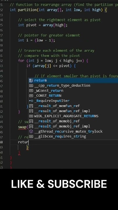 Quick Sort Using C Coding Cpp Algorithm Dsa Array Programming Sortingalgorithm