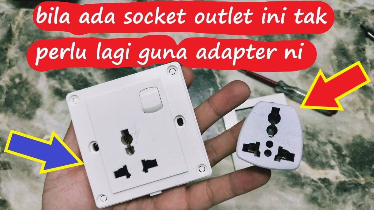 13A Universal Multi Switch Socket Outlet Malaysia Open Box Review - YouTube