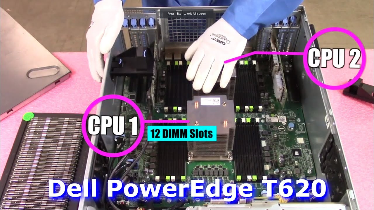 Dell PowerEdge T620 Tower Workstation Overview & Memory Upgrade Tips ...